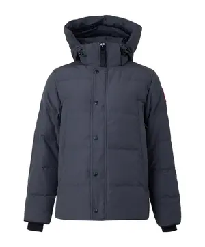 Canada Goose Wyndham Water Resistant Duck Down Slim Fit Parka - Black