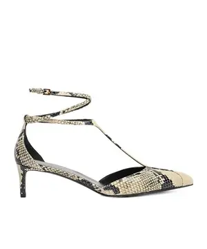 Khaite Slingback Spool Heel Pointed Toe - Nude