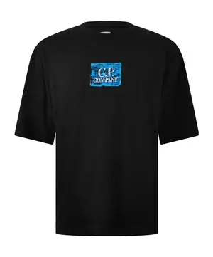 C.P. COMPANY Printed T-shirt - Black