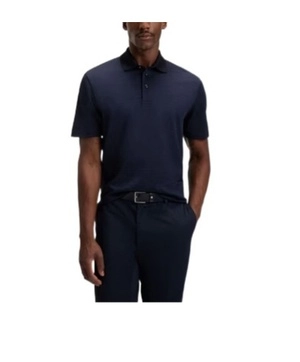 Hugo Boss Plaid Cotton Polo T-shirt
