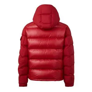 Moncler Short Glossy Hooded Down Jacket