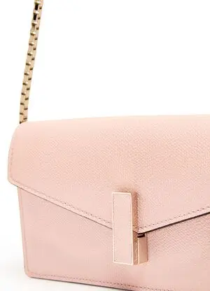 VALEXTRA Goldtoned Singlehandle Bag