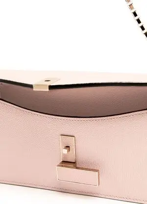 VALEXTRA Goldtoned Singlehandle Bag