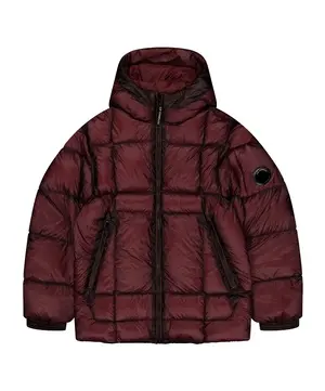 C.P. COMPANY Dd Shell Short Puffer Jacket - Red