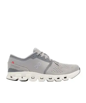 On Laceup Thicksoled Lowtop Casual Shoes - Gray