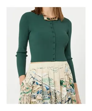 Max Mara Wkdtennis Cropped Cardigan