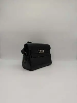 Hermès Kelly Messenger Matte Porosus Palladium Hardware