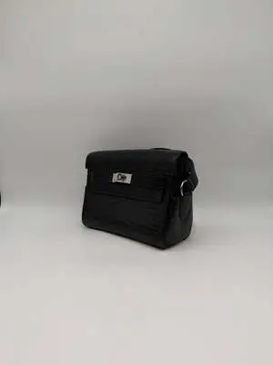 Hermès Kelly Messenger Matte Porosus Palladium Hardware