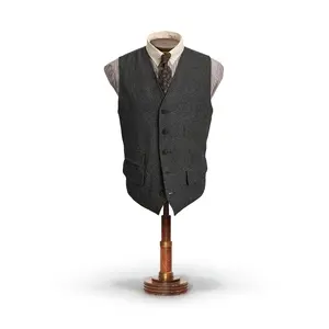 Ralph Lauren Wool-cotton Herringbone Vest