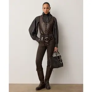 Ralph Lauren Graysen Hooded Poplin Top