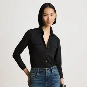 Ralph Lauren Stretch Jersey Shirt - Black