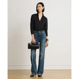 Ralph Lauren Stretch Jersey Shirt - Black