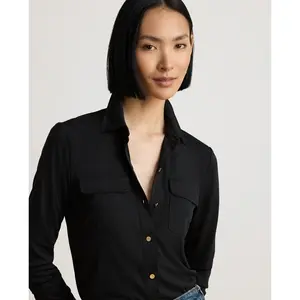 Ralph Lauren Stretch Jersey Shirt - Black