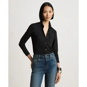 Ralph Lauren Stretch Jersey Shirt - Black
