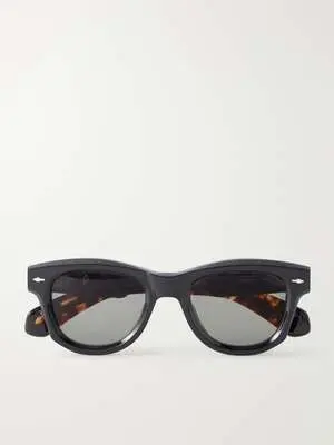 JACQUES MARIE MAGE Kinshasa Muhammad Ali D-frame Acetate Sunglasses - Tortoiseshell