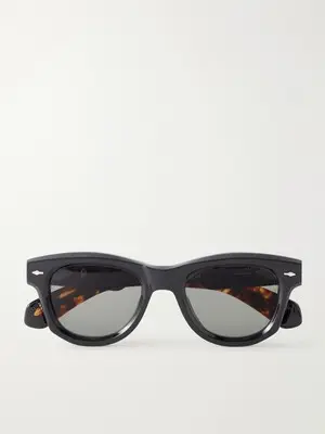 JACQUES MARIE MAGE Kinshasa Muhammad Ali D-frame Acetate Sunglasses - Tortoiseshell