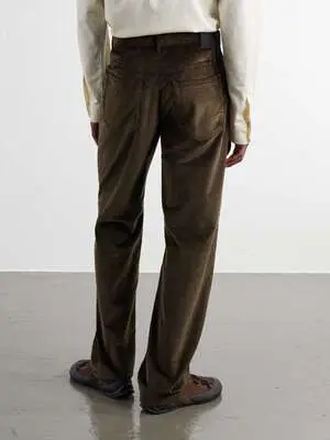 Loewe Straight-leg Cotton-corduroy Trousers