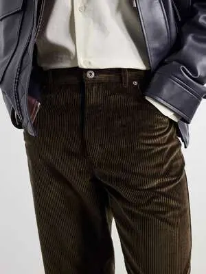 Loewe Straight-leg Cotton-corduroy Trousers