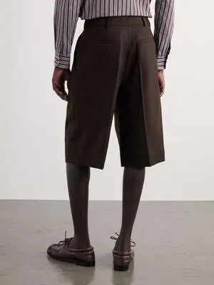 Saint Laurent Straight-leg Wool Shorts