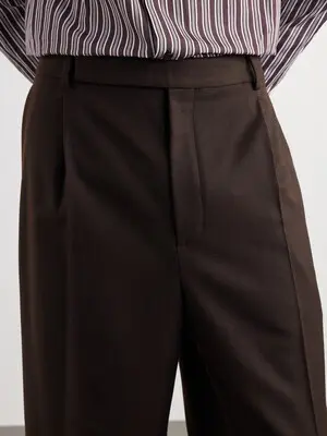 Saint Laurent Straight-leg Wool Shorts