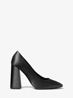 Michael Kors Anna Satin Pumps In Size By - Black