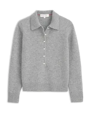 ALEX MILL Park Cashmere Polo Sweater