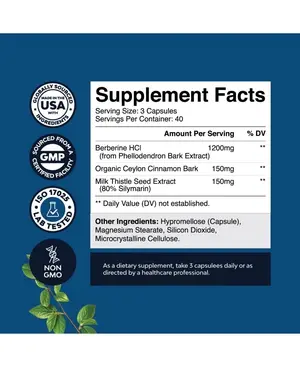 NATURE'S CRAFT Balancing Berberine Plus Complex