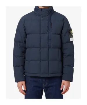 Stone Island Quilted Long-sleeve Jacket