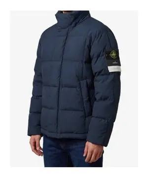 Stone Island Quilted Long-sleeve Jacket