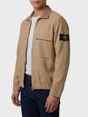 Stone Island Long Sleeve Zip-up Jacket