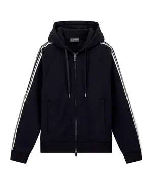 Emporio Armani Fullzip Hoodie - Black