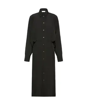 Sportmax Oversized Viscose Shirt Dress