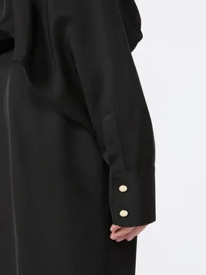 Sportmax Oversized Viscose Shirt Dress