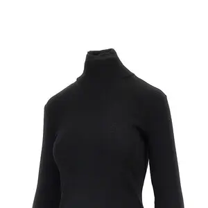 Max Mara Wool Jersey Polo-neck Sweater