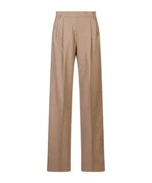Max Mara Max Mara Tailored Pleated Trousers Sand