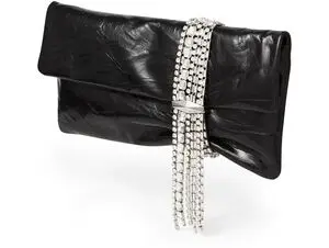 JIMMY CHOO Silvertoned Handbag