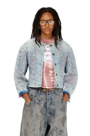 DIESEL® Microstone Devoré Denim Jacket
