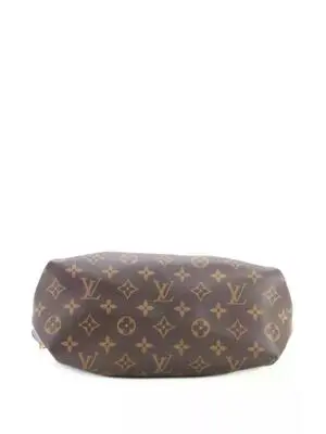 LOUIS VUITTON Flower Zipped Monogram Canvas Pm Tote Bag