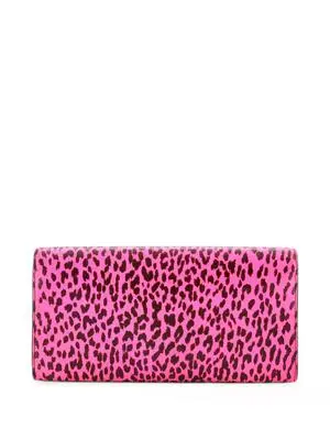 Saint Laurent Classic Monogram Printed Leather Clutch Bag