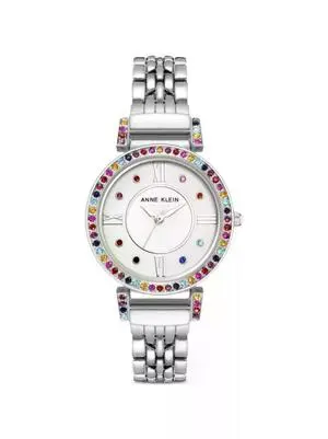 Anne Klein Crystal-embellished 30mm Watch