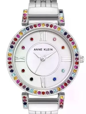 Anne Klein Crystal-embellished 30mm Watch