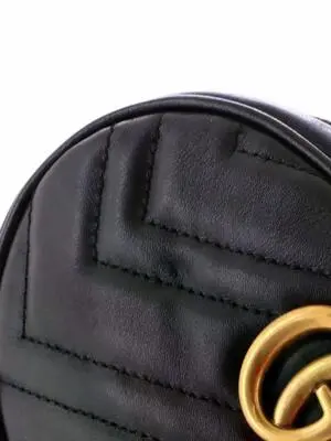 Gucci Gg Marmont Matelasse Leather Belt Bag