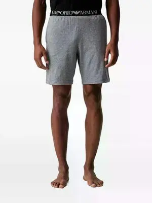 Emporio Armani Logo-print Pajamas - Black