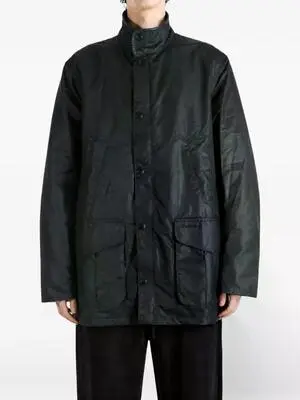 Barbour Waxed-finish Multi-pocket Jacket - Blue