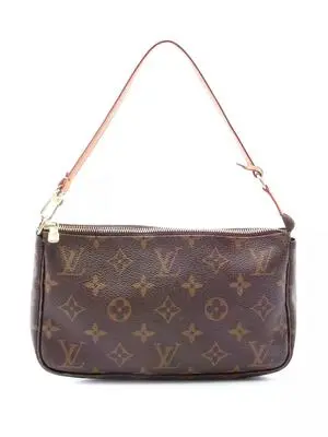 LOUIS VUITTON 2001 Monogram Pochette Accessoires Shoulder Bag
