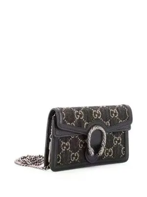 Gucci Dionysus Bag Gg Denim Super Mini Crossbody Bag
