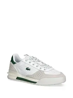 Lacoste Slam Break Logo-patch Panelled Sneakers - White