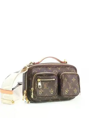 LOUIS VUITTON Utility Monogram Canvas Crossbody Bag - Brown