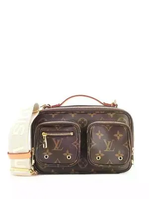 LOUIS VUITTON Monogram Canvas Utility Crossbody Bag - Brown