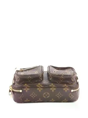 LOUIS VUITTON Monogram Canvas Utility Crossbody Bag - Brown